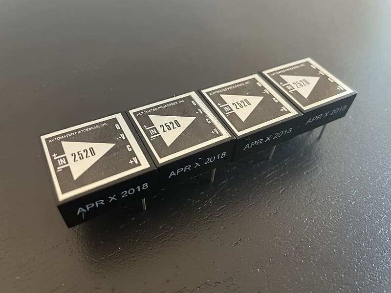 4 API 2520 opamps from 2018 3124 3124v 3124mv | Reverb