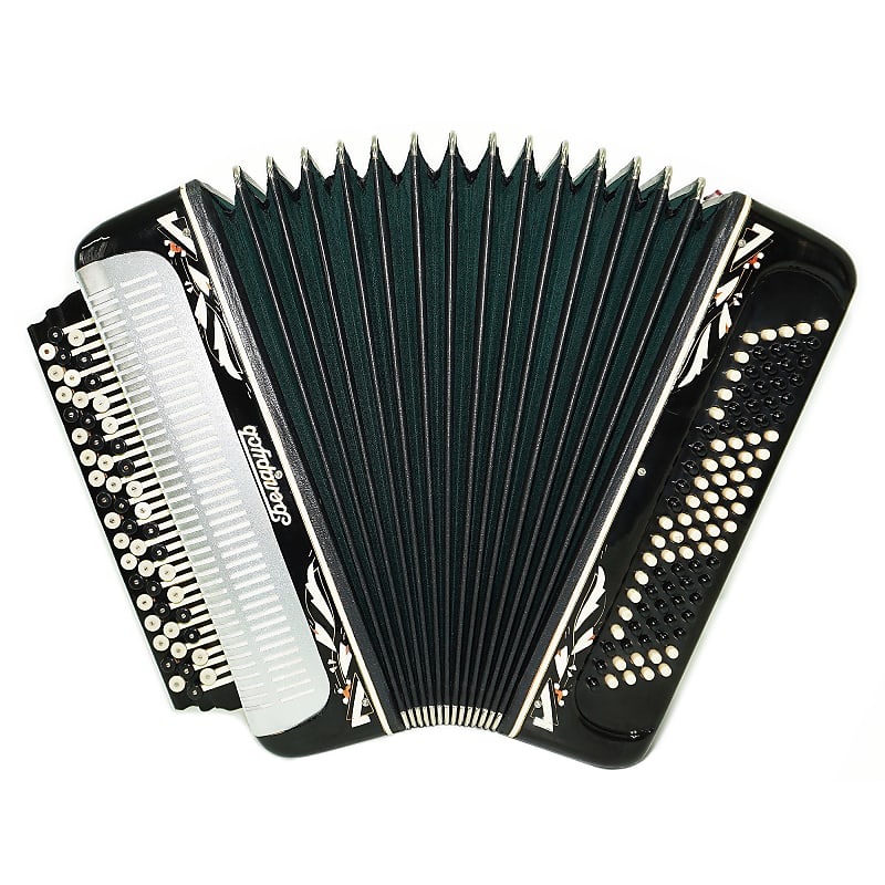 Original Russian Bayan Belarus 100 Bass Button Accordion, | Reverb