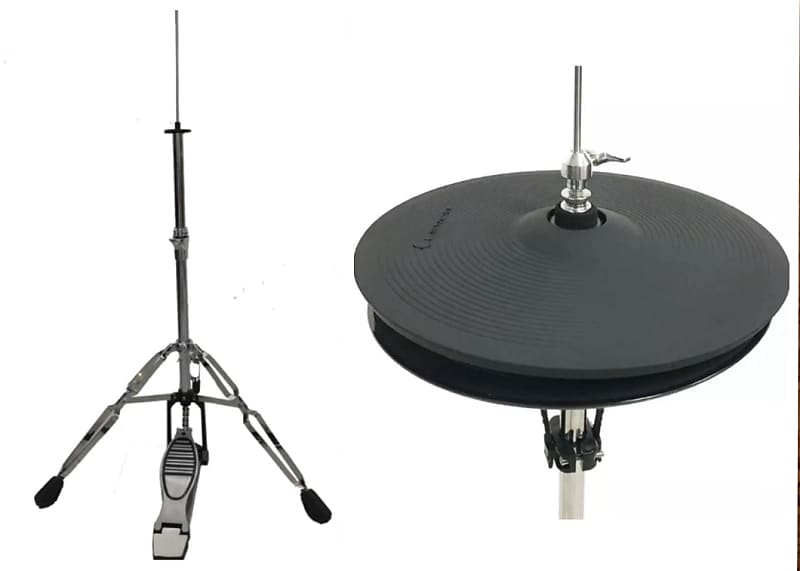 Lemon HHC12 Combo 12” Hi Hat Cymbals and Stand for Roland | Reverb