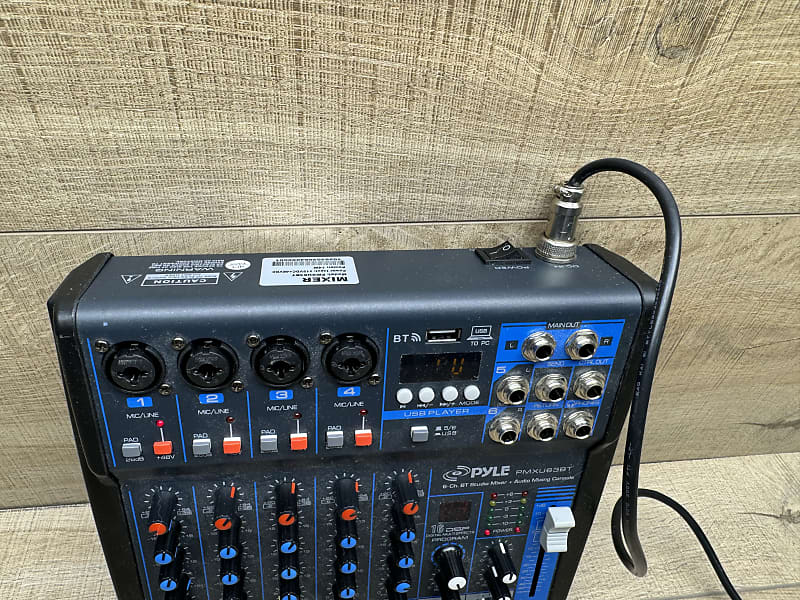 Pyle PMXU63BT 6 channel mixer interface - Black | Reverb