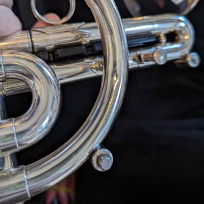 Getzen Eterna 800LBS Bb Cornet 1992- silver | Reverb