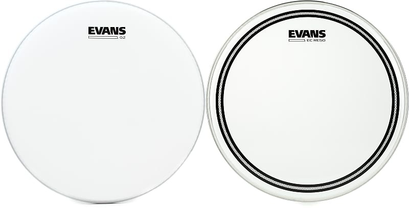 Evans G2 Coated Drumhead - 13 inch Bundle with Evans EC | Reverb