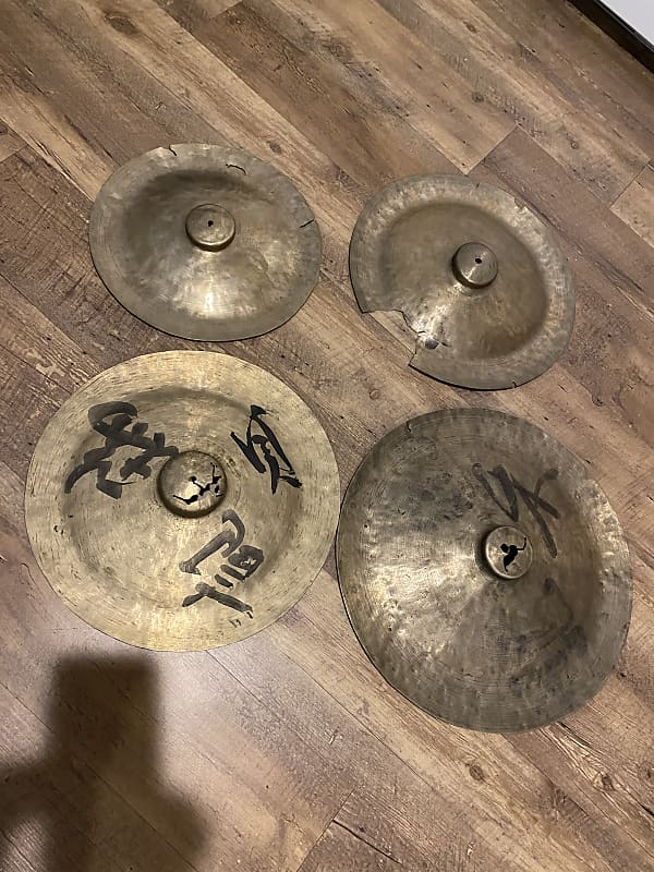 Vintage China Cymbals Early 1900's | Reverb