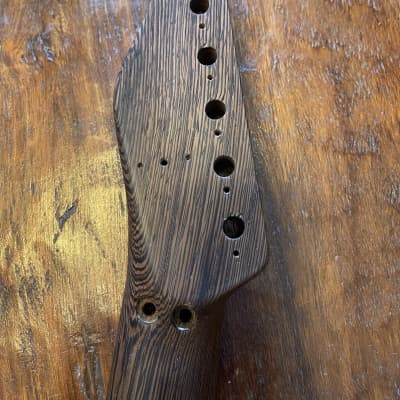 Warmoth Wenge Neck w/ Ebony Fretboard. Strat Heel w/ Tele | Reverb