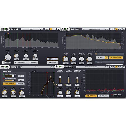 Acon Digital Restoration Suite 2 Audio Restoration and Noise | Reverb
