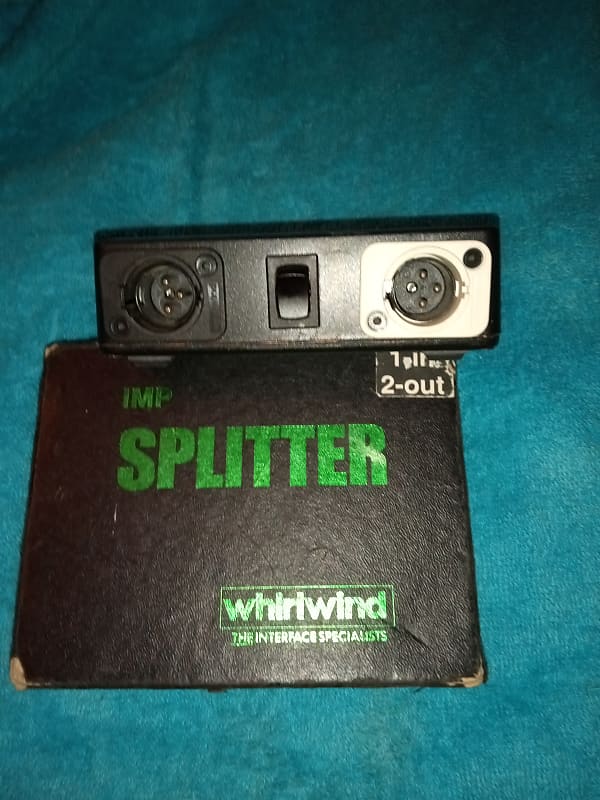 Whirlwind Line splitter 1 x 2 1996 - Black | Reverb