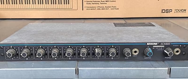 Shure SCM800 8-Channel Mic/Line Level Mixer | Reverb