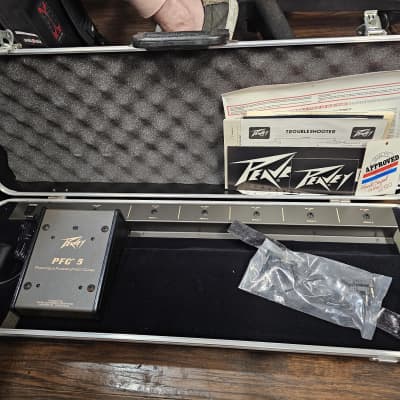 Vintage Peavey PFC-5 Guitar Pedalboard Portable Floor Effect | Reverb