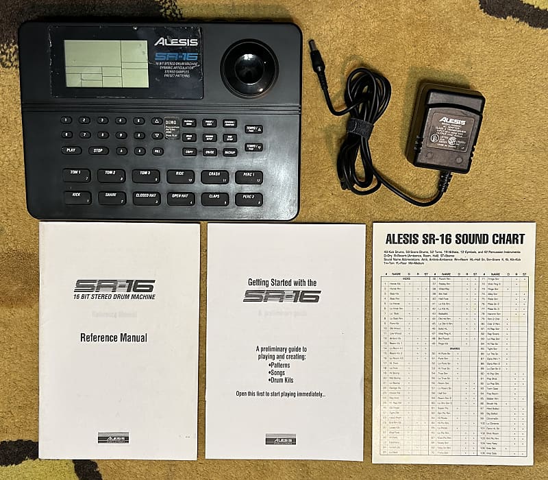 Alesis SR-16 Drum Machine 1997 - Black | Reverb