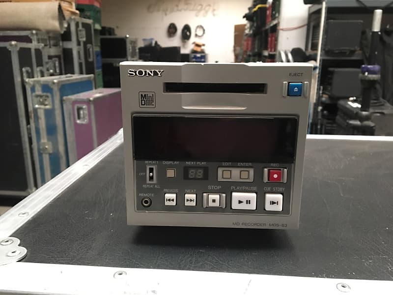 Sony MDS-B3 Minidisc Recorder 90's Grey for Parts or Repair | Reverb