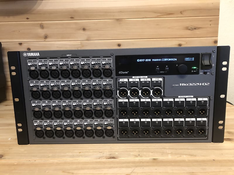 Yamaha Rio 3224 D2 32 Channel I/O Rack QL CL 1 3 5 D 2 RIO | Reverb