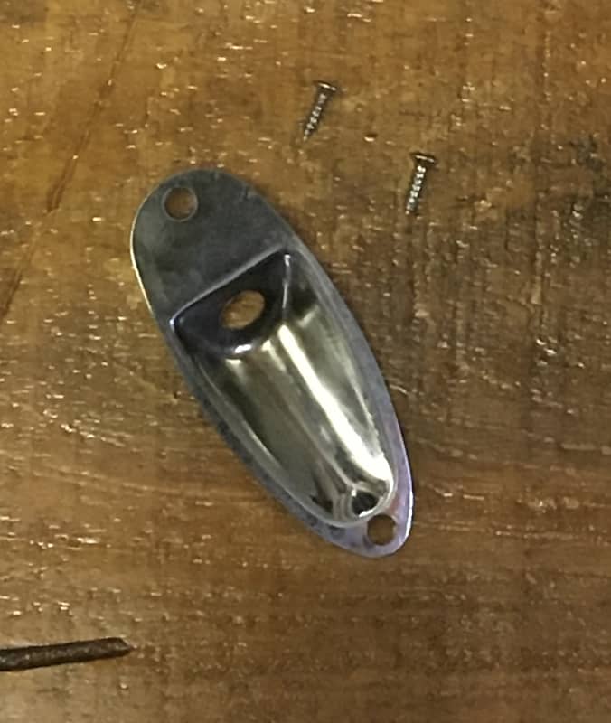 Original Fender Strat Jack Plate, 1979 | Reverb UK