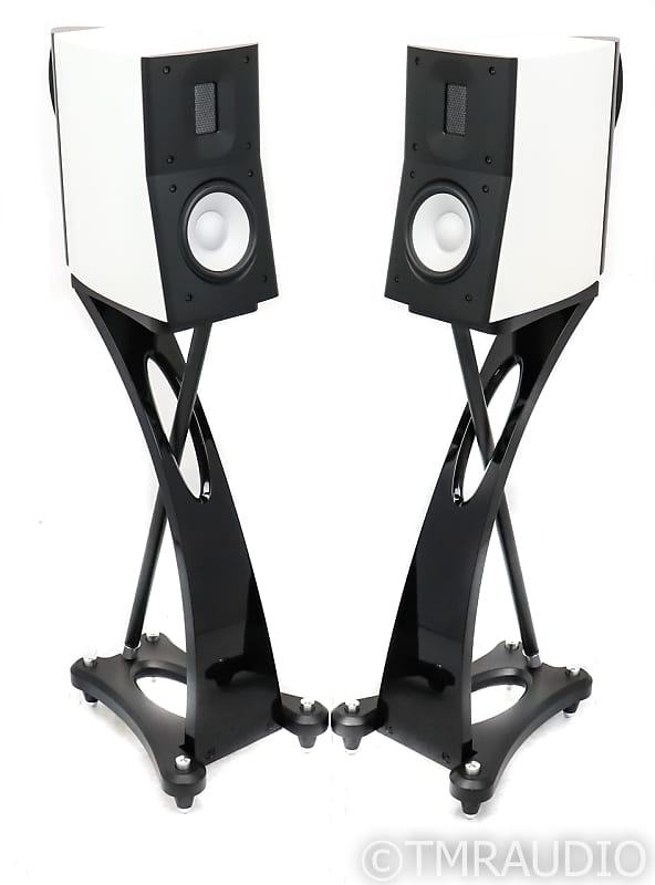 Raidho C1.2 Bookshelf Speakers; C-1.2; White & Black Pair w/ | Reverb
