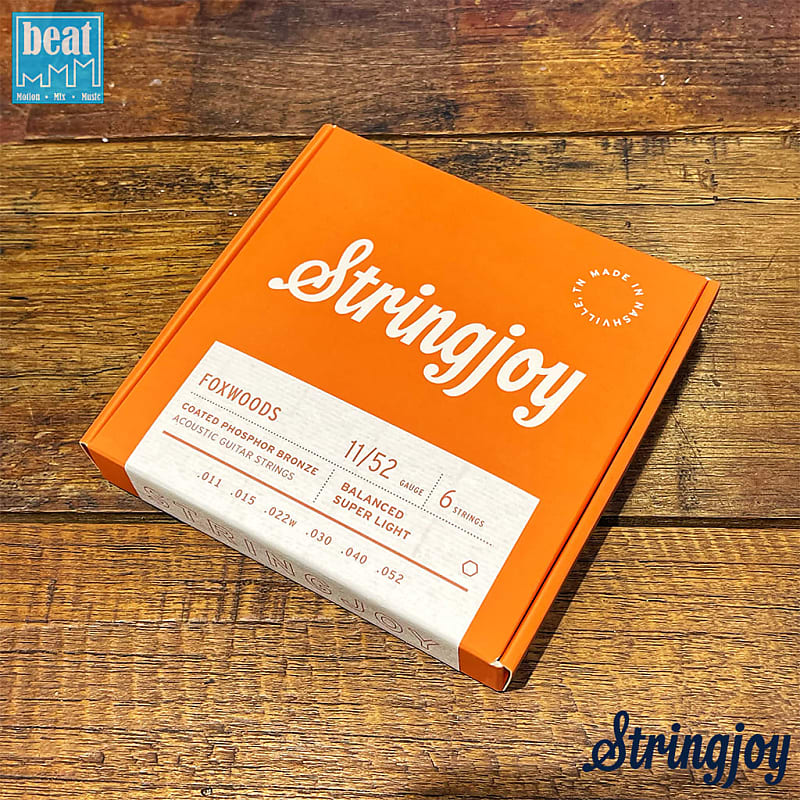 Stringjoy Foxwoods Coated Bronze Phosphor Acoustic Guitar | Reverb UK