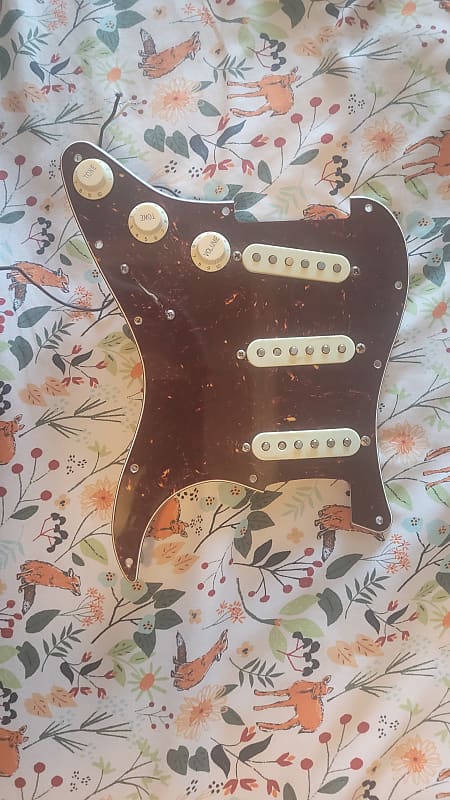Fender Pre CBS pickups rewound with pickguarad and Suhr v63 | Reverb