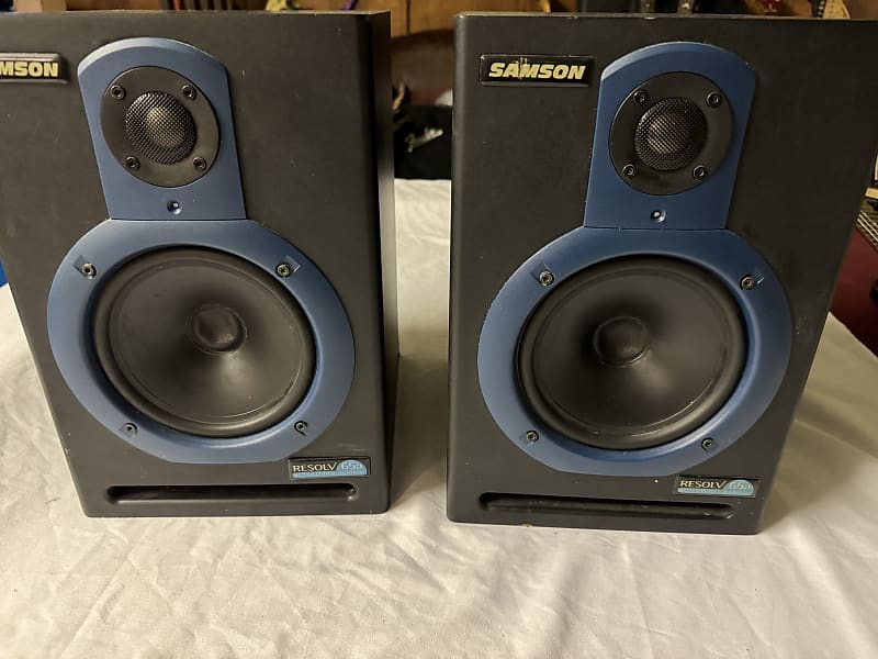 Samson Resolv 65a Active Powered Studio Monitor Pair 2010s | Reverb