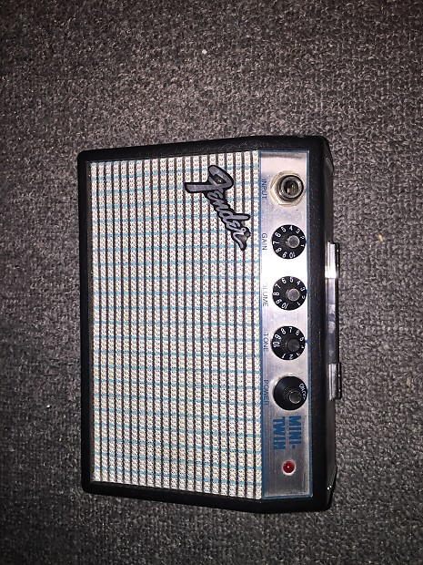 Fender Mini Twin 2000's Black Tweed | Reverb