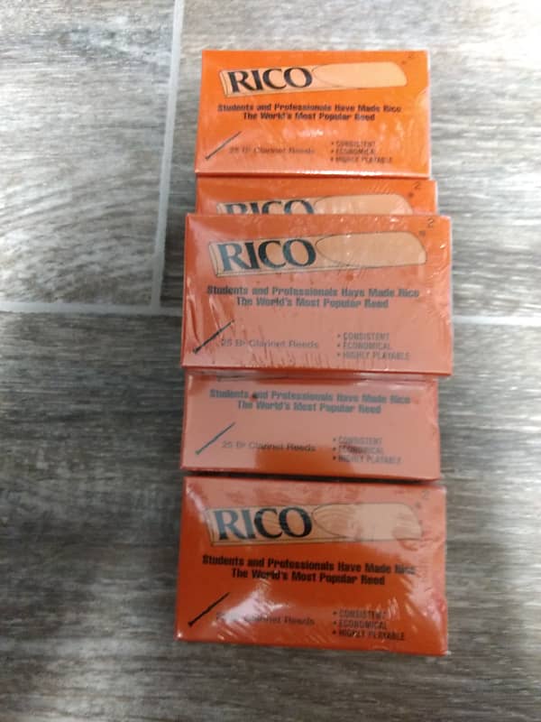 Rico #2 Clarinet reeds (25) | Reverb