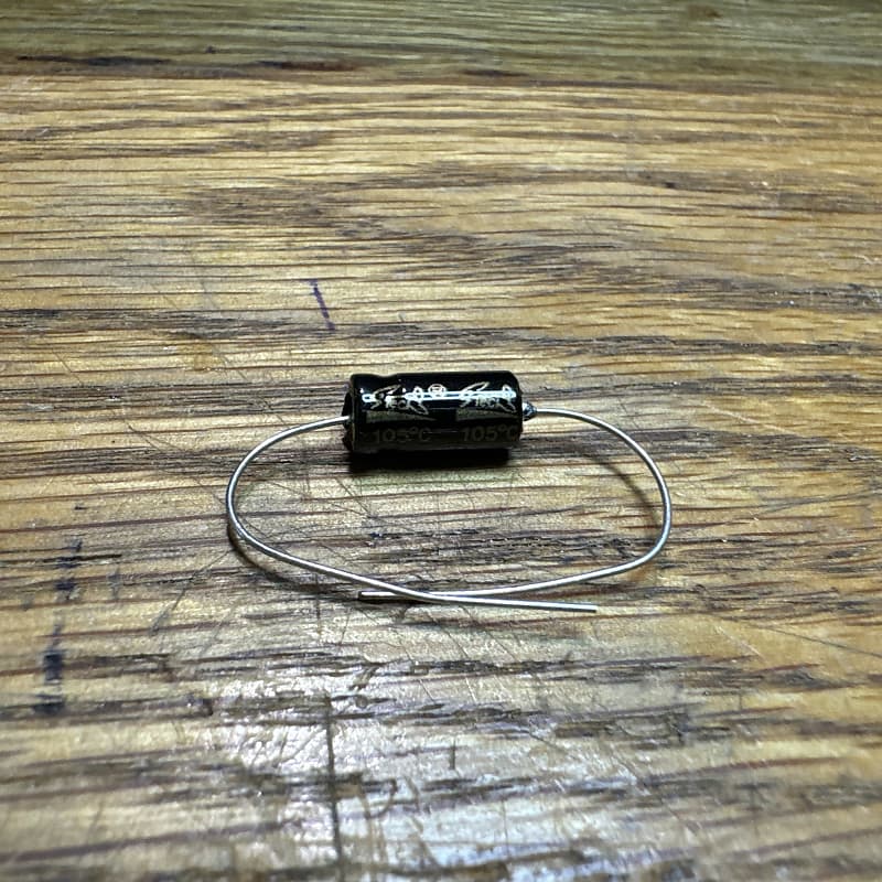 25uF 50V Supertech Electrolytic Capacitor Axial 2000hr +105℃ | Reverb