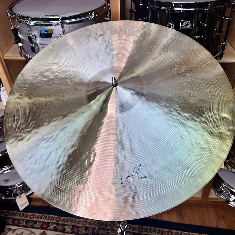 Demo of Exact Cymbal - Cymbal Craftsman 20” Hand Made Ride - | Reverb
