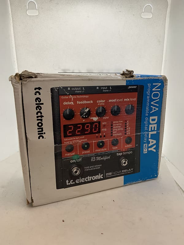 Nova delay Programmable digital delay ND-1 box *empty* | Reverb