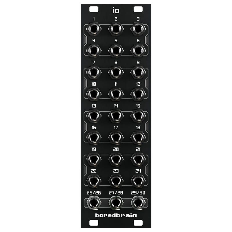 Boredbrain IO 30-Channel Direct Input/Output Eurorack Module | Reverb