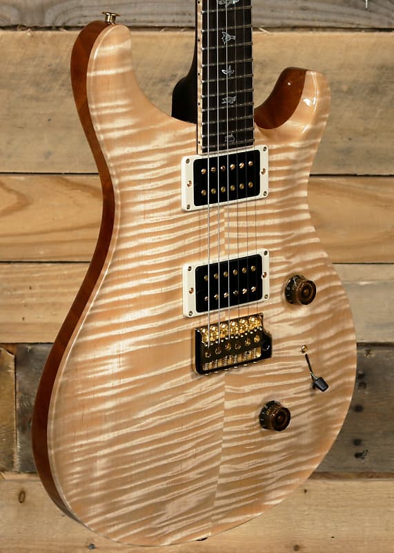 PRS Private Stock Custom 24 Electric Guitar Natural w/ Case | Reverb