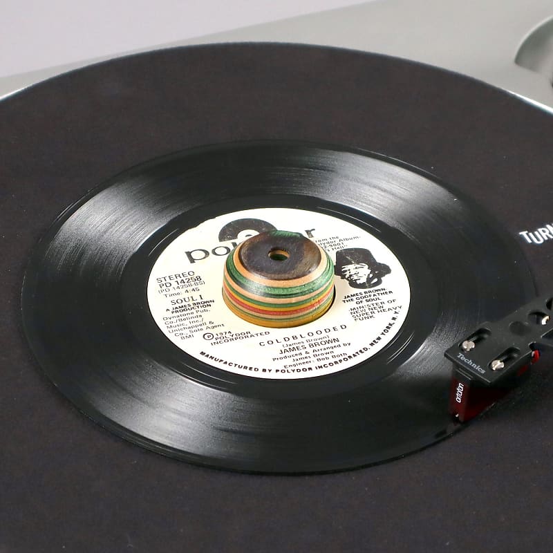 Turntable Lab: Skate Wood 45 Adaptor Colorful *LOC_TTL5 | Reverb