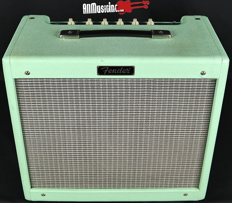 Fender Blues Junior Limited Edition Surf Green Guitar Tube | Reverb