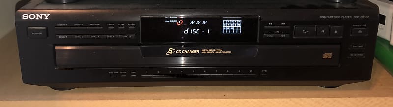 Sony Compact Disc Player CDP-C25OZ 1995 Black | Reverb
