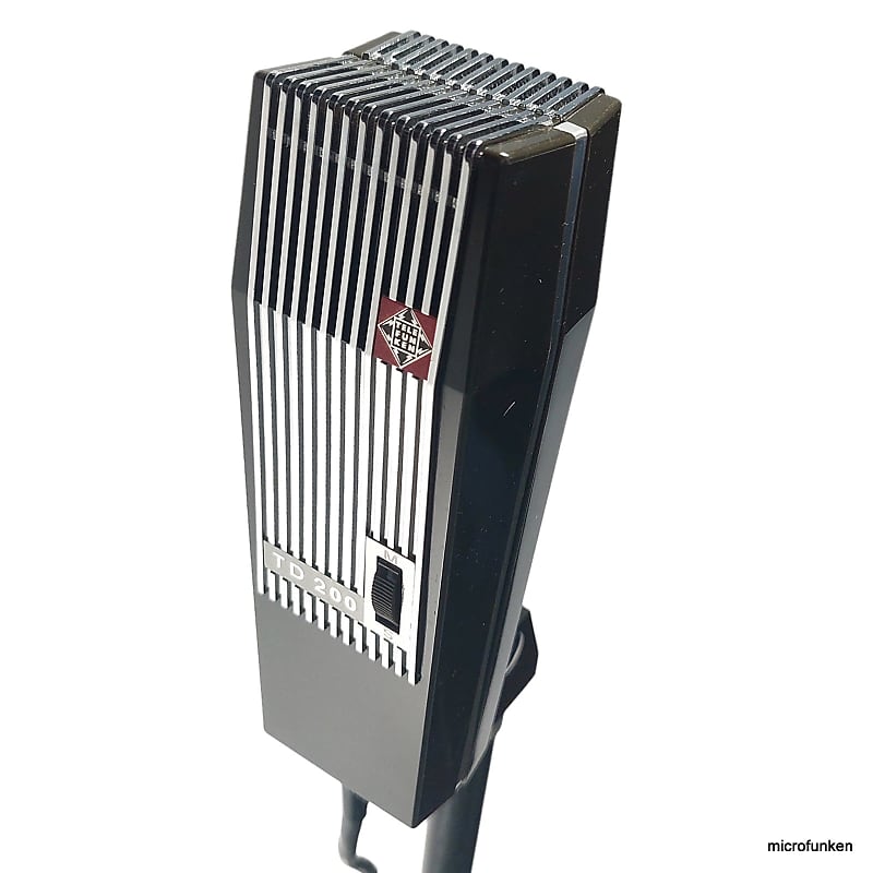 Telefunken TD200 Serviced 1966 Vintage Dynamic Microphone | Reverb UK