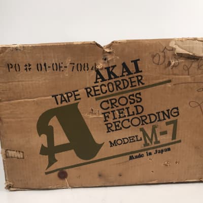 Vintage Akai M-7 M7 Stereo Reel to Reel Tape Deck | Reverb