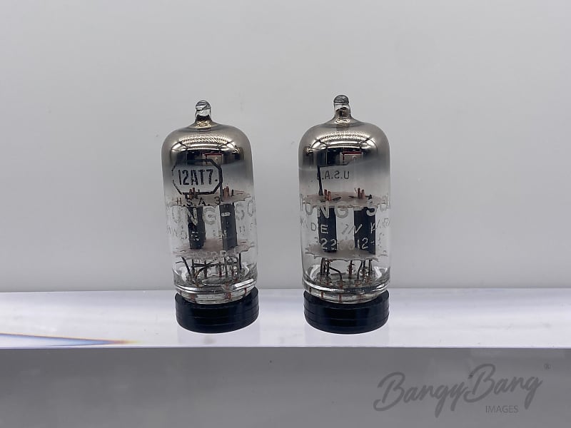 Matched Pair Tung-Sol 12AT7/ECC81 Dual Triode Guitar Amp. | Reverb