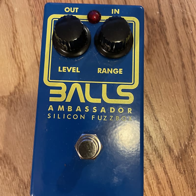 Balls Effects Ambassador Silicon Fuzz Box 2023 - Blue | Reverb