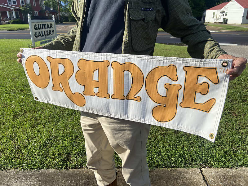 Orange Amplification Banner | Reverb
