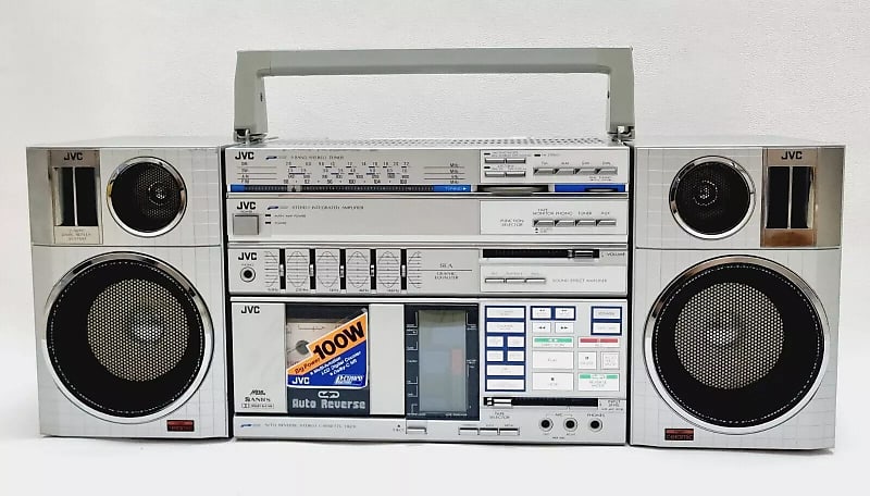 Vintage JVC PC-R55W Boombox Ghettoblaster Receiver | Reverb Canada