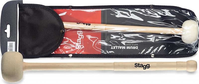 Single maple mallet for marching / orchestral drum - Large | Reverb