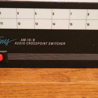 360 Systems AM-16/B Audio Crosspoint Switcher Programmable | Reverb