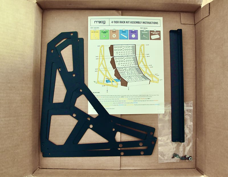 Moog 3 Tier Rack Kit | Original Box + All Hardware + | Reverb