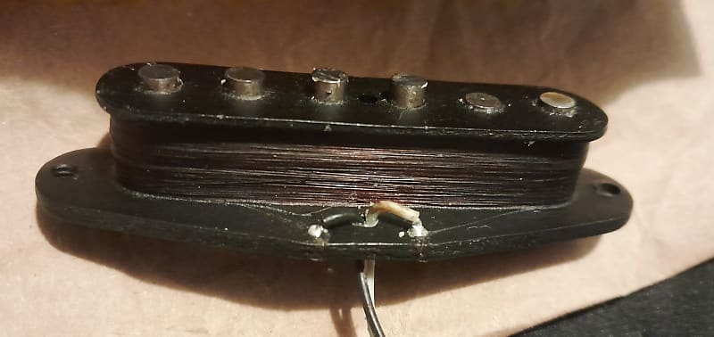 Pickup 1973 - black bottom fender stratocaster Original | Reverb UK