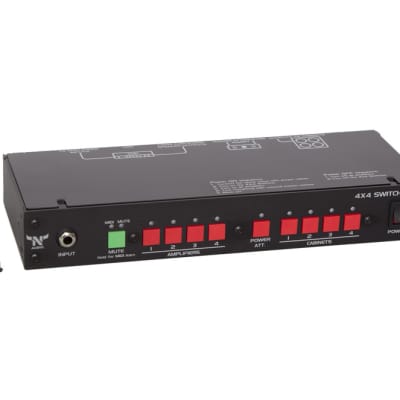 N-audio 4X4 Amp Cabinet speaker amplifier switcher selector | Reverb