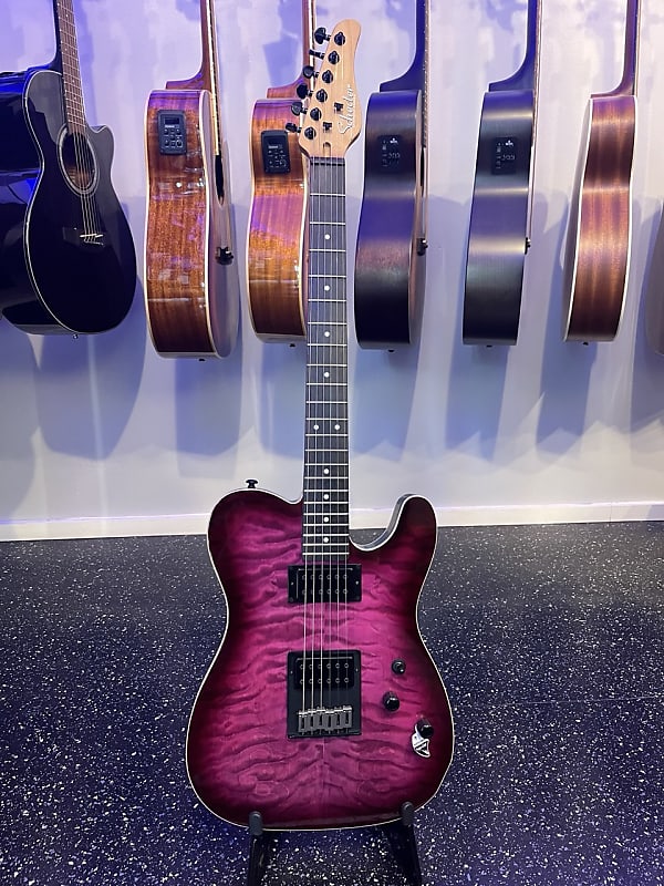 Schecter PT PRO TPB - Trans purple burst | Reverb