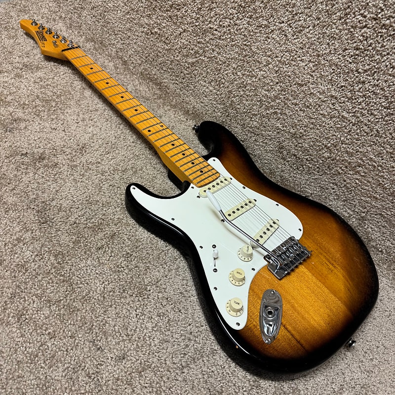 Hohner ST-57 Tobacco Sunburst Lefty | Reverb