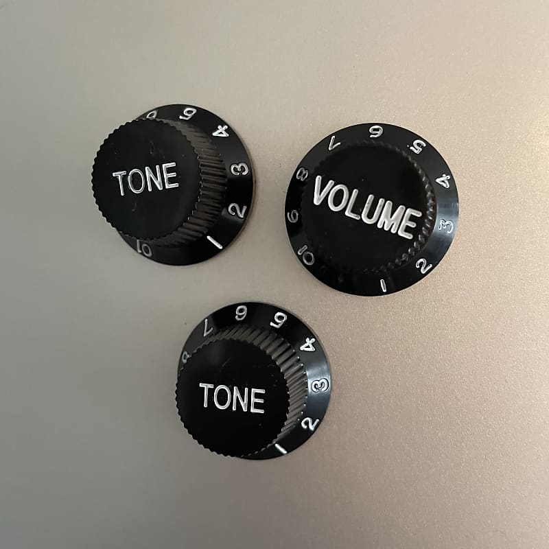ST-Type Guitar/Amp Knob 3 Piece Fridge Magnet Set - | Reverb
