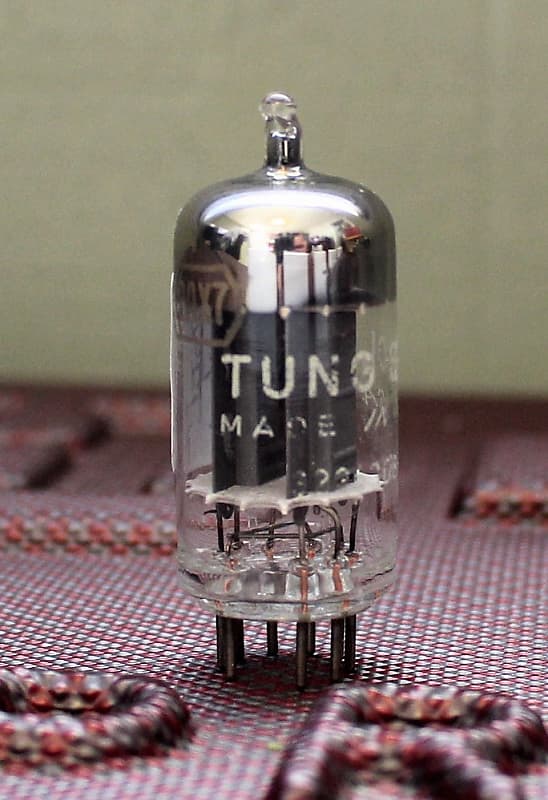 TUNG SOL USA 12AX7 TIGHT BALANCE LONG PLATE FOIL GETR TEST | Reverb