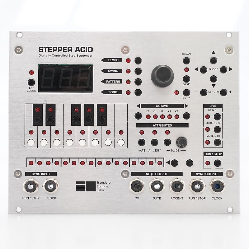 Transistor Sounds Labs Stepper Acid Step Sequencer Eurorack | Reverb