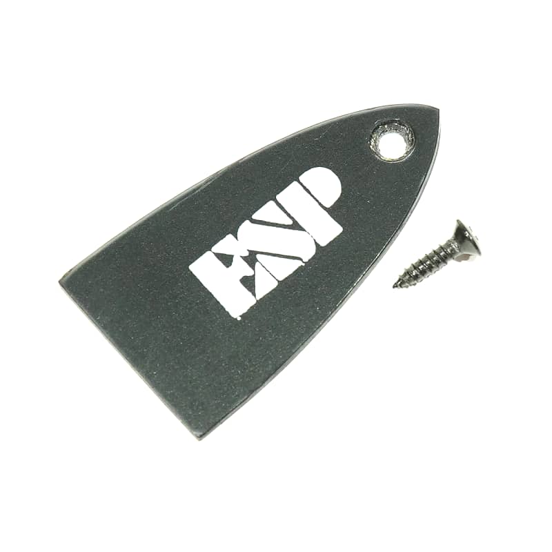 Genuine Truss Rod Cover Black, ESP LTD EC-300 - Same Day | Reverb