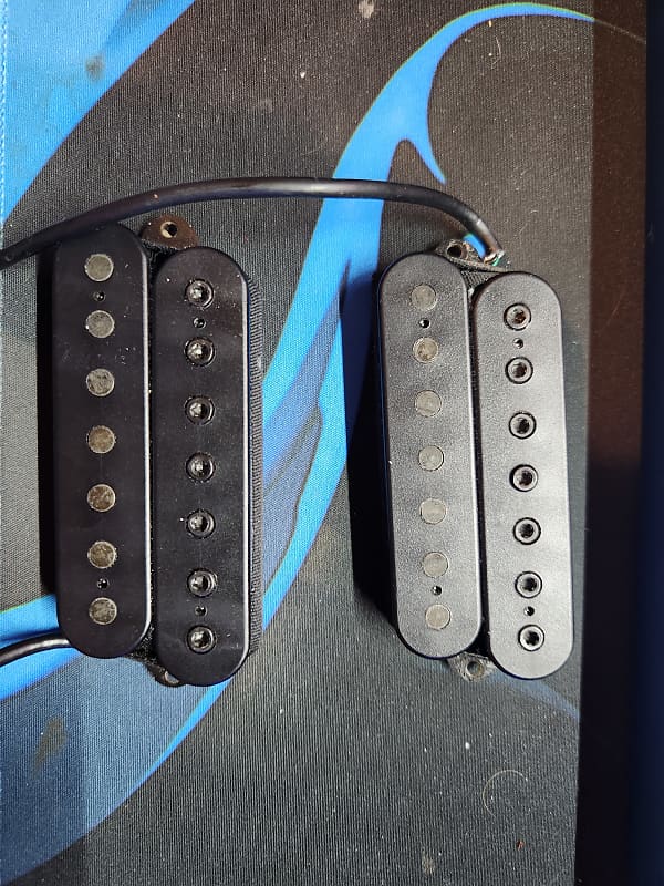 Kiesel Lithium 7 String Multiscale Pickup Set - Matte Black | Reverb