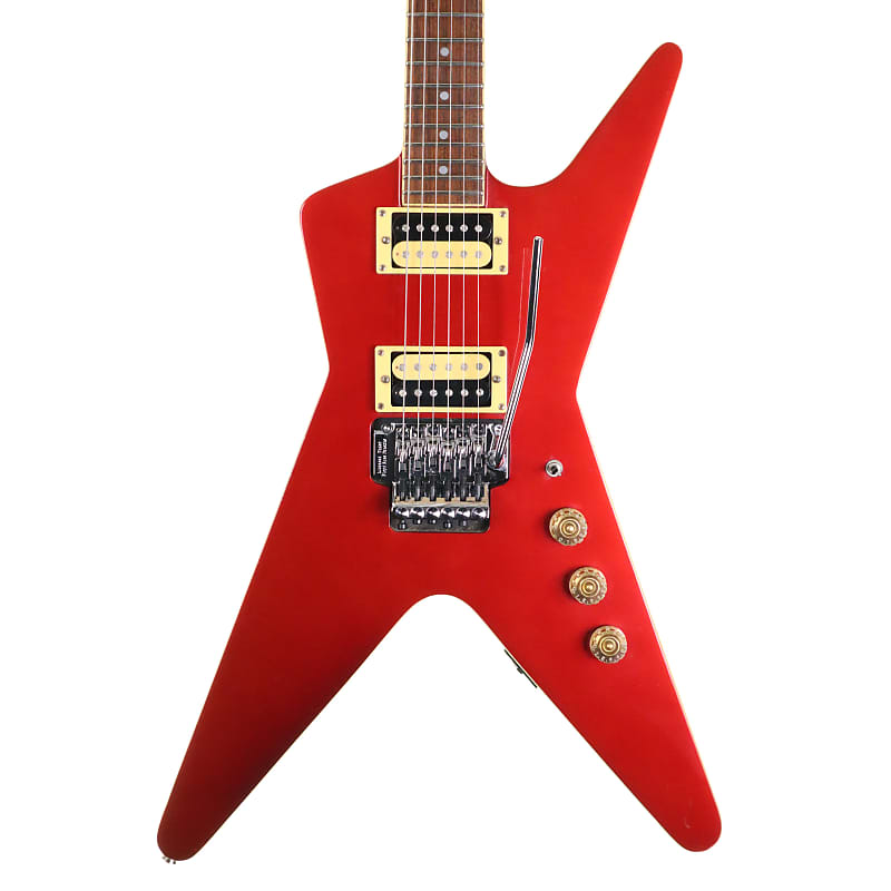 Dean ML Through Neck ACML Electric Guitar Metallic Red | Reverb