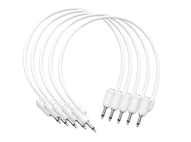 Tiptop Audio White Stackcable 3.5mm Eurorack Patch Cable | Reverb